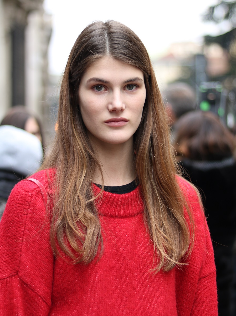 Lucia Lopez after Blumarine F/W 18.19 – THE MODEL SPOTTER