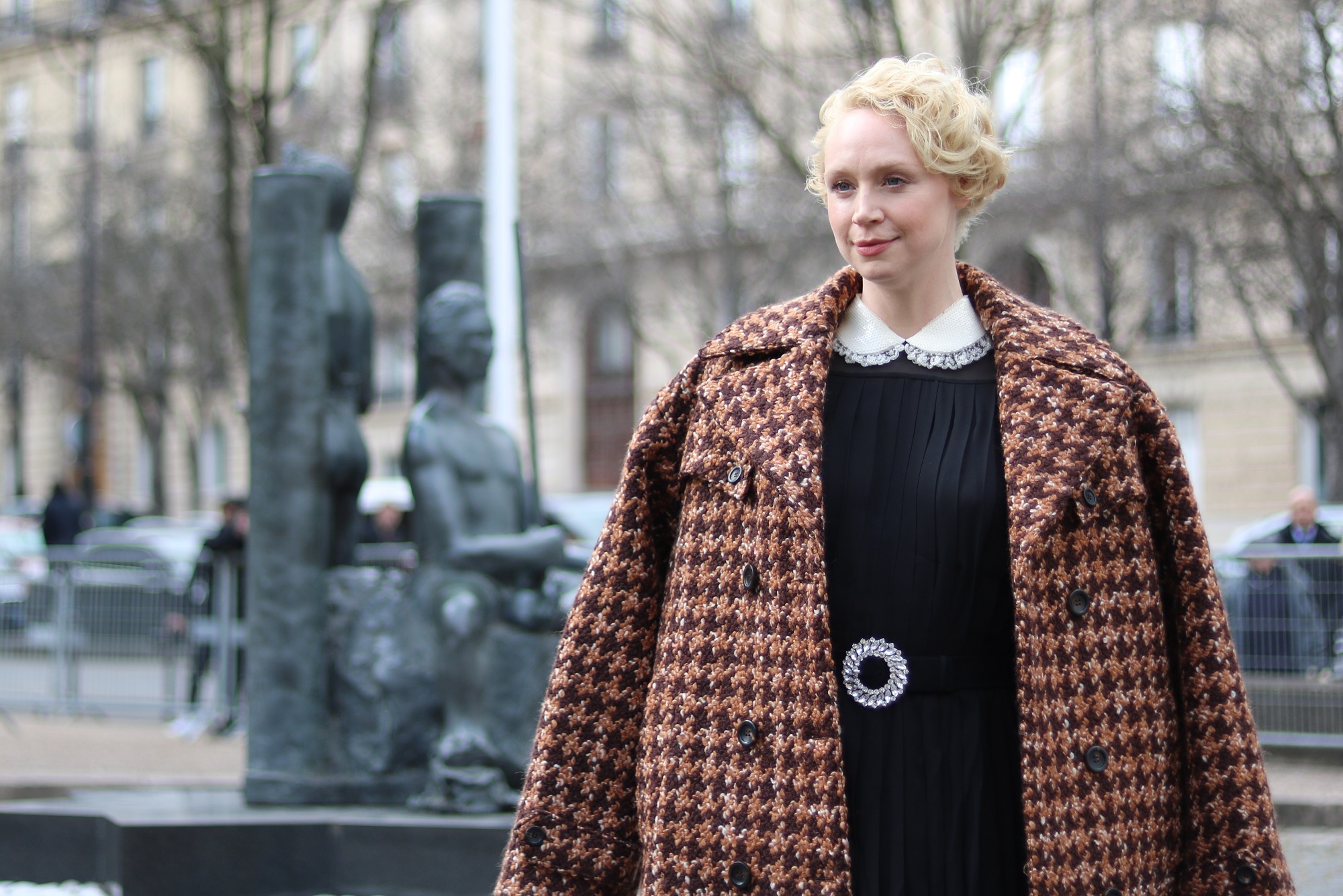 Gwendoline Christie at Miu Miu F/W 18.19 – THE MODEL SPOTTER