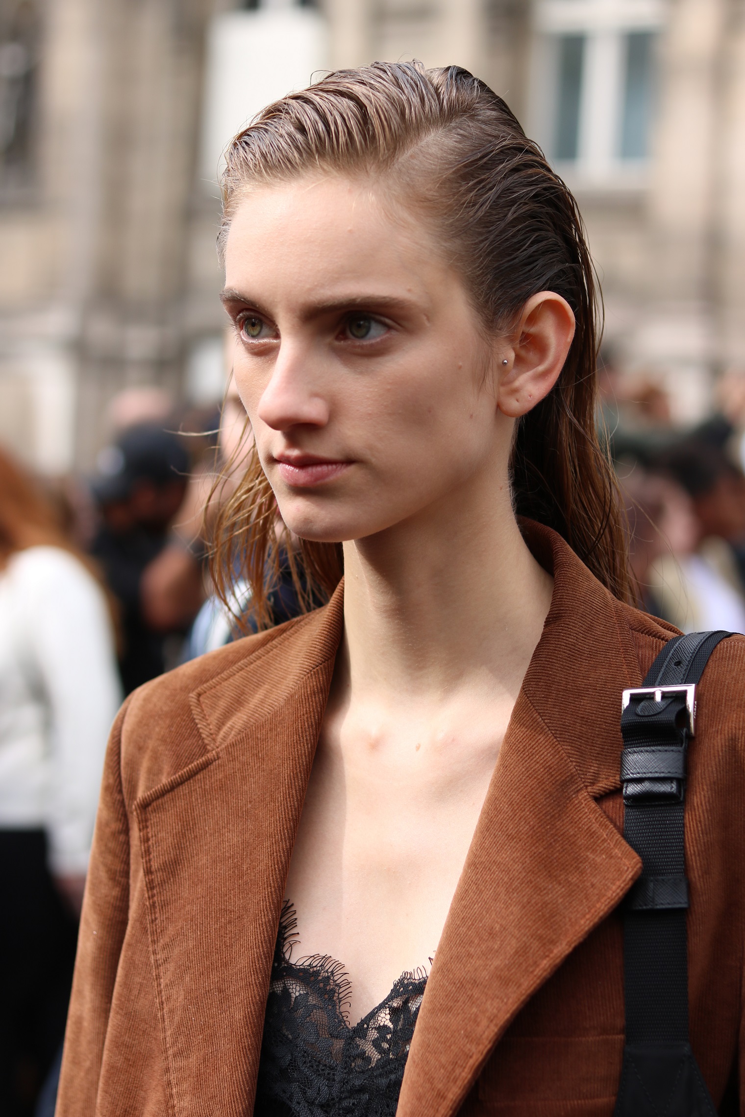 Sarah Berger after Balmain S/S 19 – THE MODEL SPOTTER
