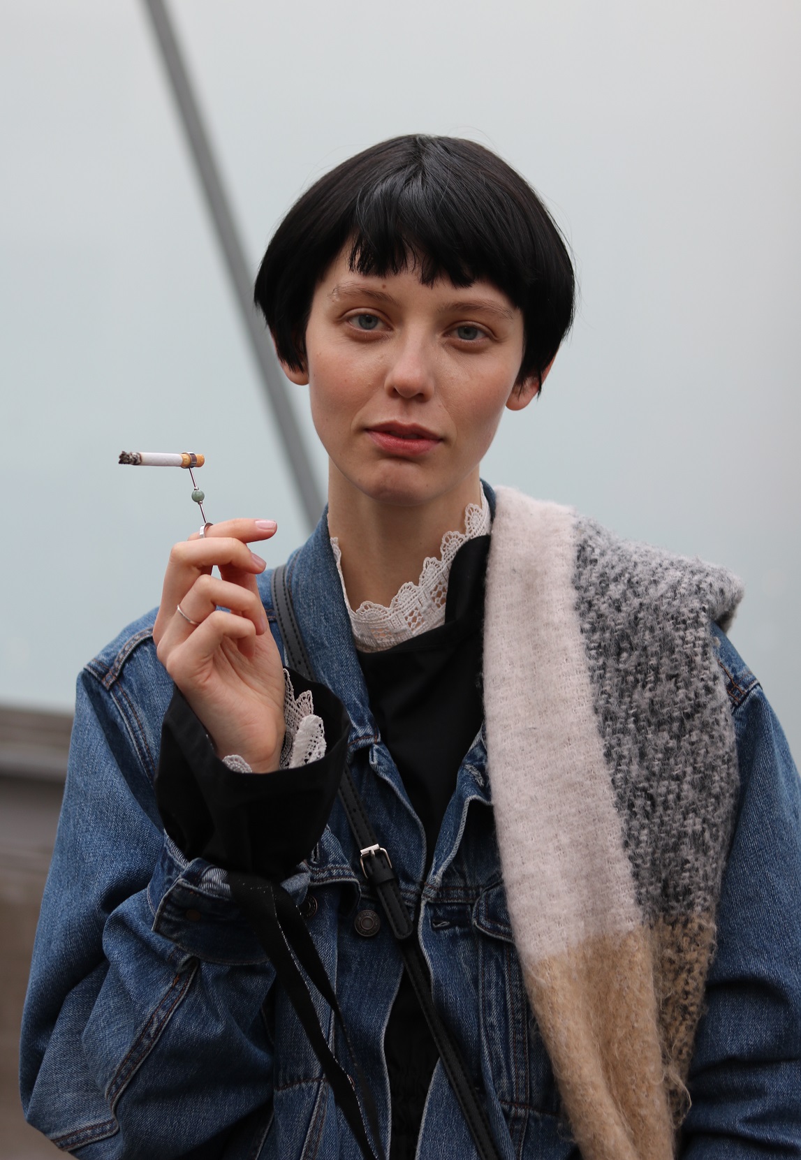 Jane Kovich after Issey Miyake F/W 19.20 – THE MODEL SPOTTER