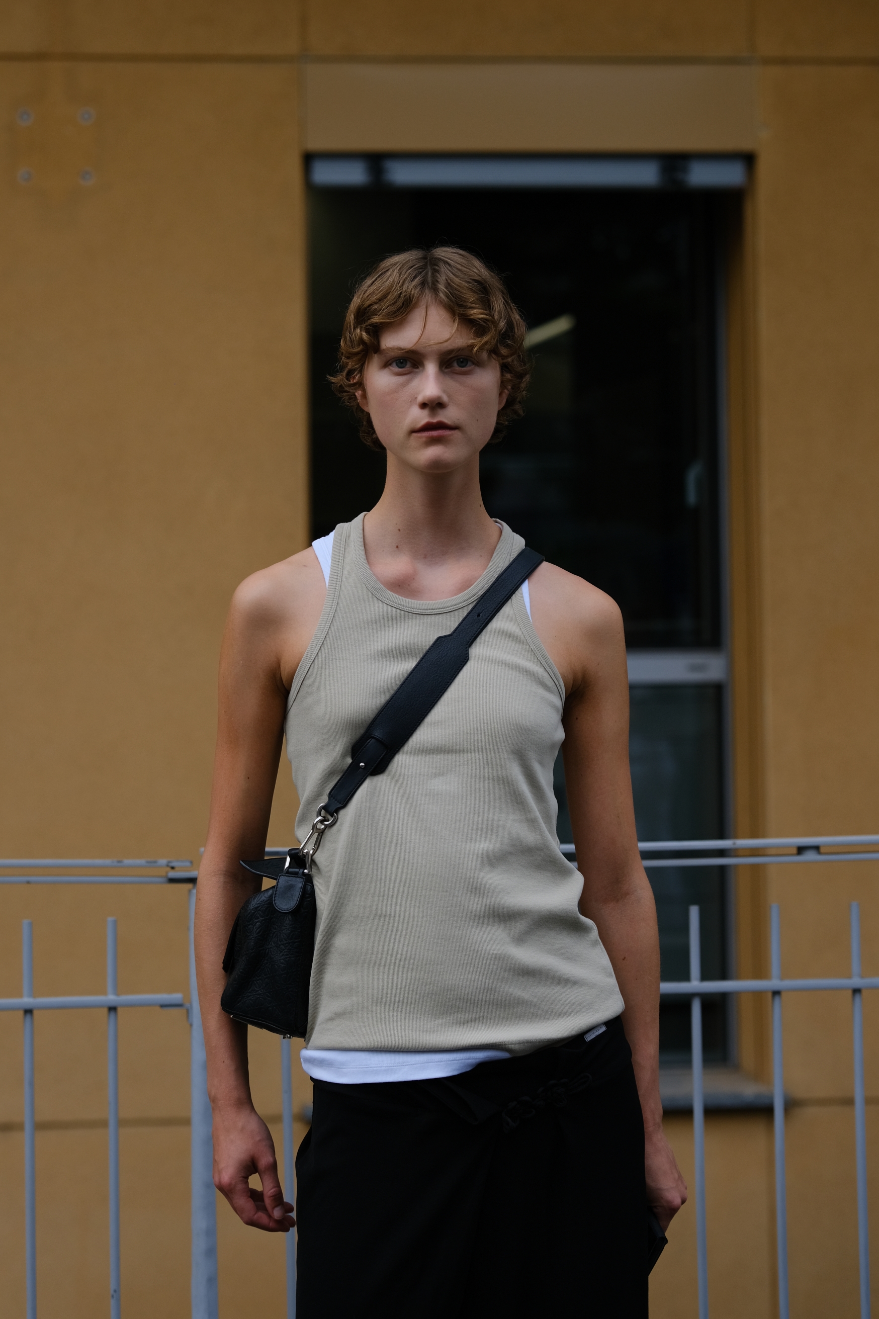 Julie Hoomans after Delcore S/S 24 – THE MODEL SPOTTER