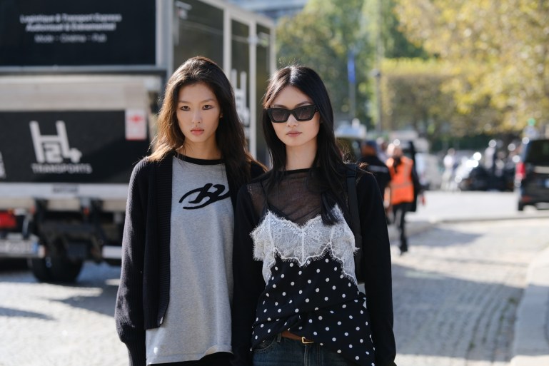 Ying Ouyang & He Cong after Courrèges S/S 24 – THE MODEL SPOTTER